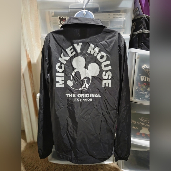 Neff | Jackets & Coats | Neff Black Mickey Mouse Windbreaker | Poshmark